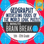 Geography “Logic Puzzle” Brain Break Free Resource – Geography & Math ...