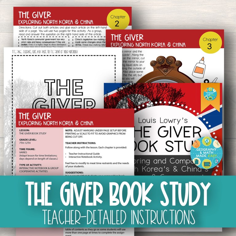 The Giver Book Study: Exploring China and North Korea Cultures ...