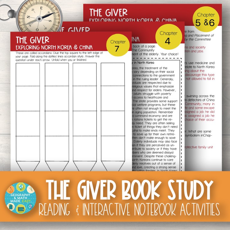 The Giver Book Study: Exploring China and North Korea Cultures ...