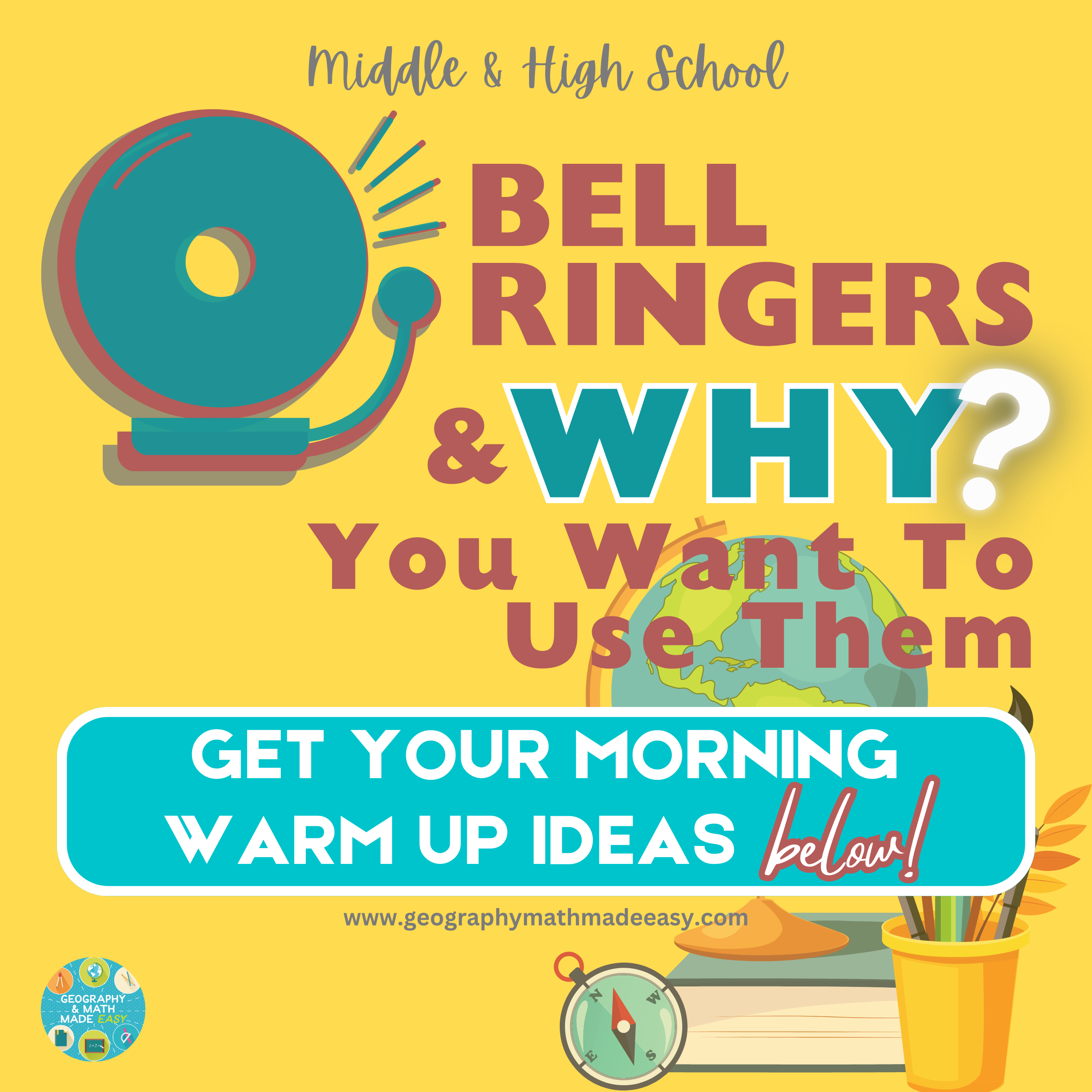 How to Teach Geography: Why Use Bell Ringers? – Geography & Math Made Easy