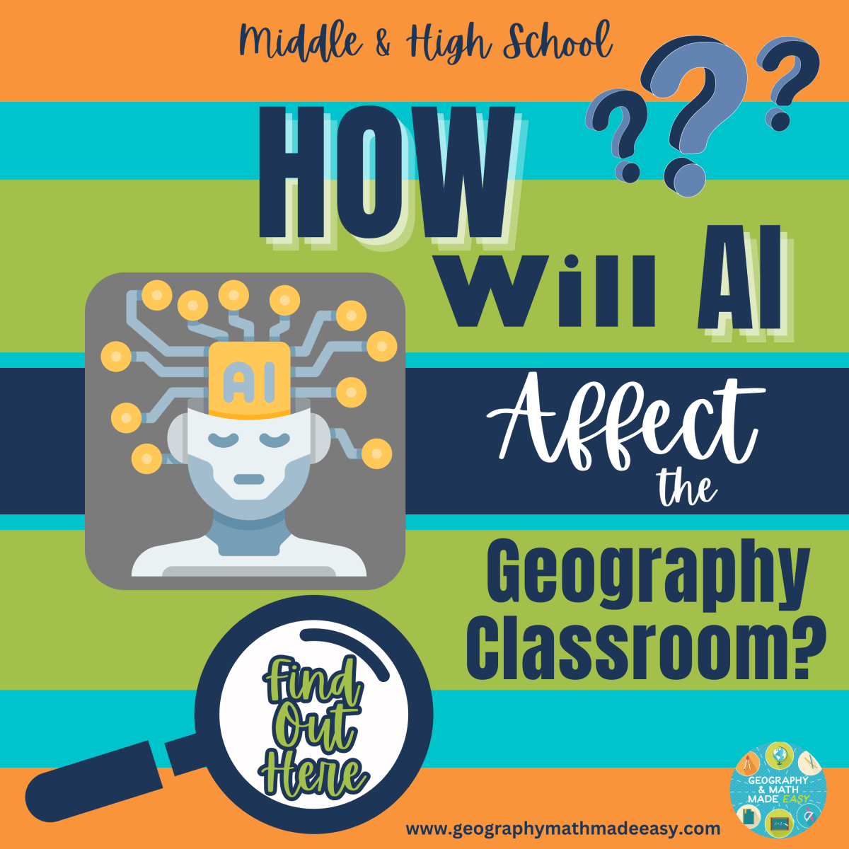 Geography & Math Made Easy – Throw Out The Worsheets. Bring in Fun and ...