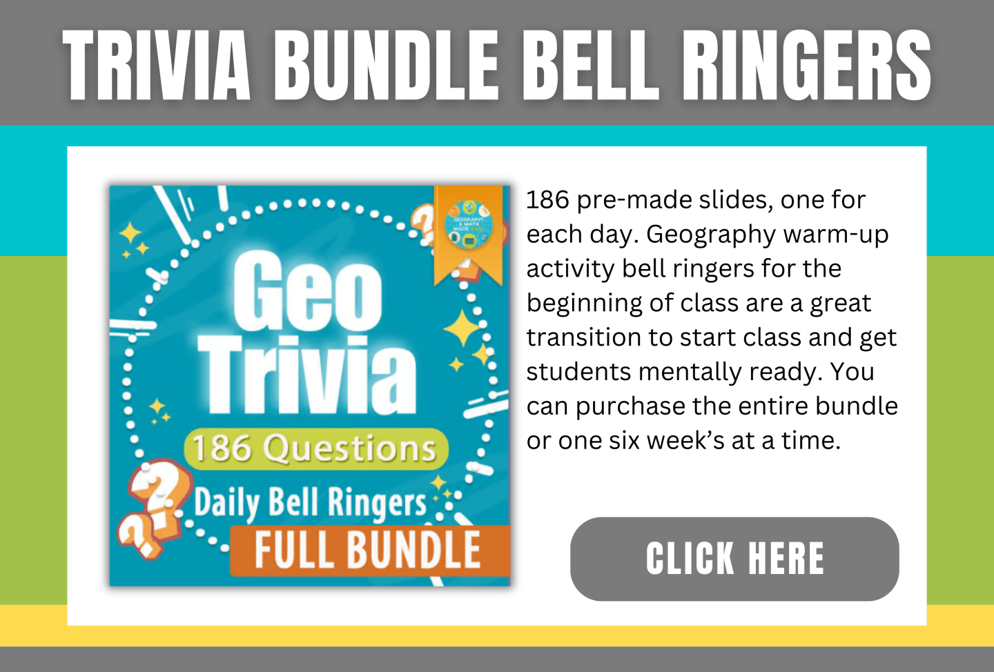 A Good Way to Start The Second Semester – Geography & Math Made Easy