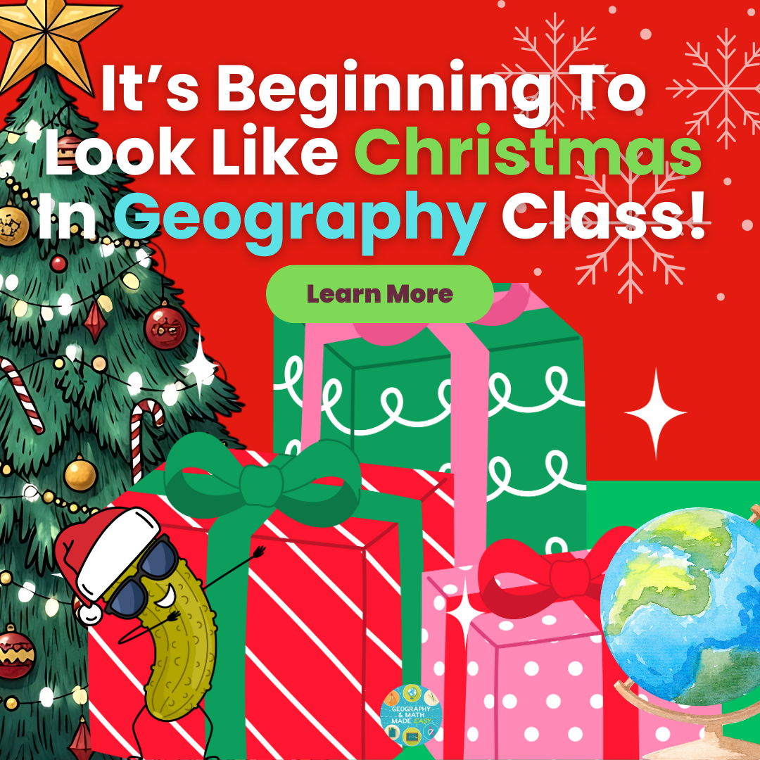 🎄It’s Beginning To Look Like Christmas In Geography!🌍 – Geography ...